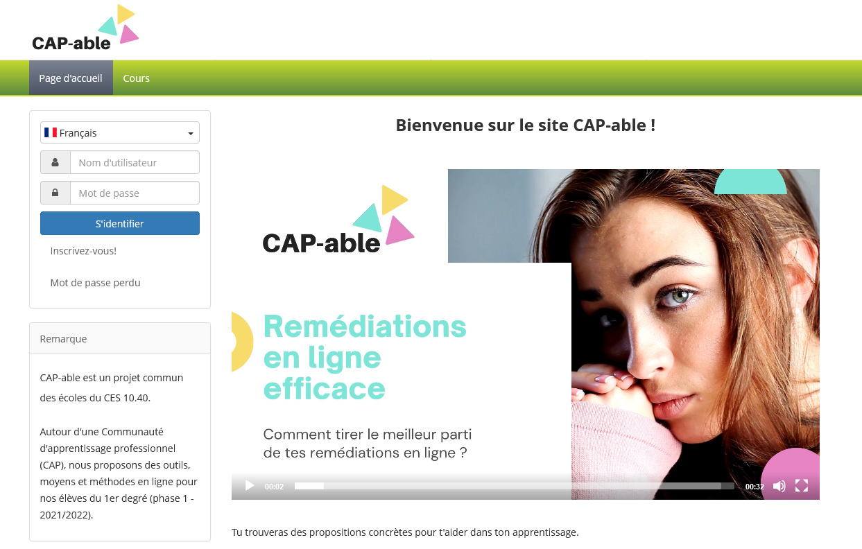 CAP-able, une communauté d’apprentissage professionnelle au service de tous. – Chamilo.org